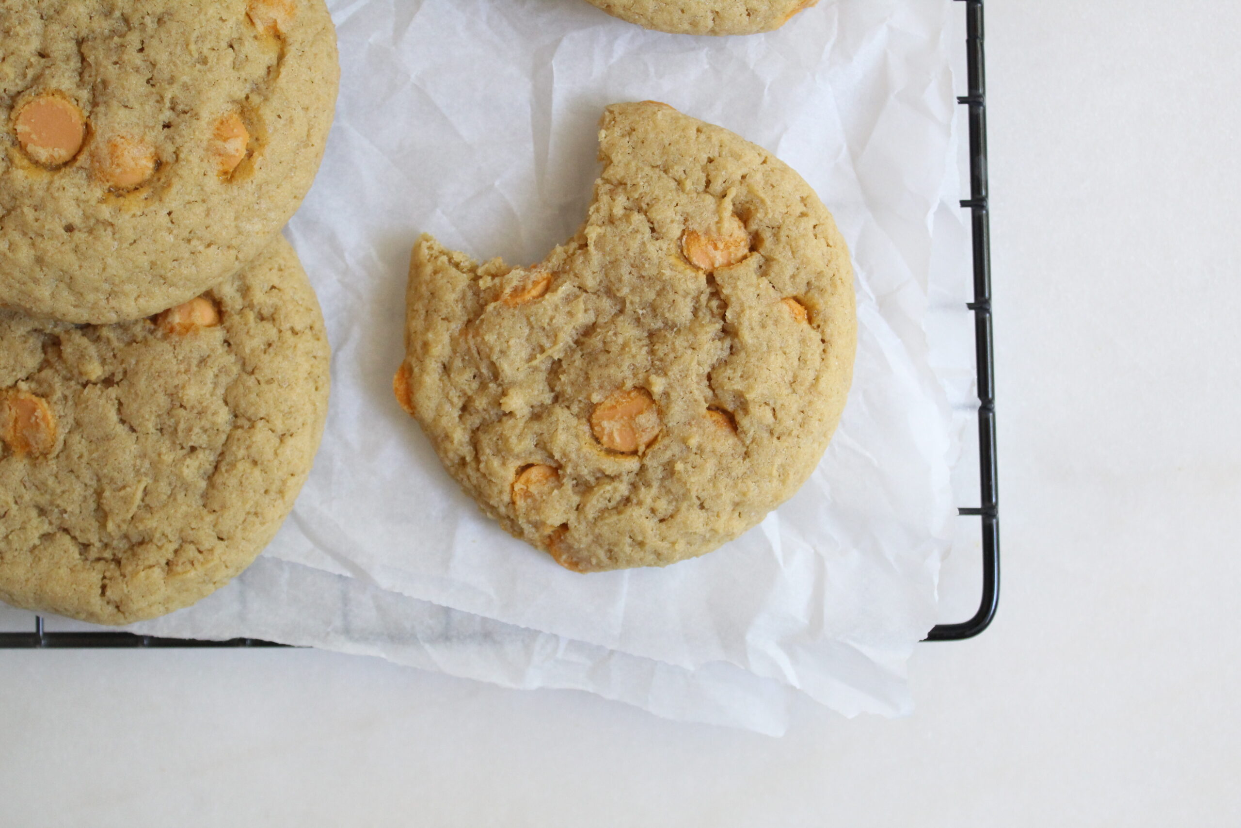 Soft and Chewy Butterscotch Chip Cookies - cedar baking company